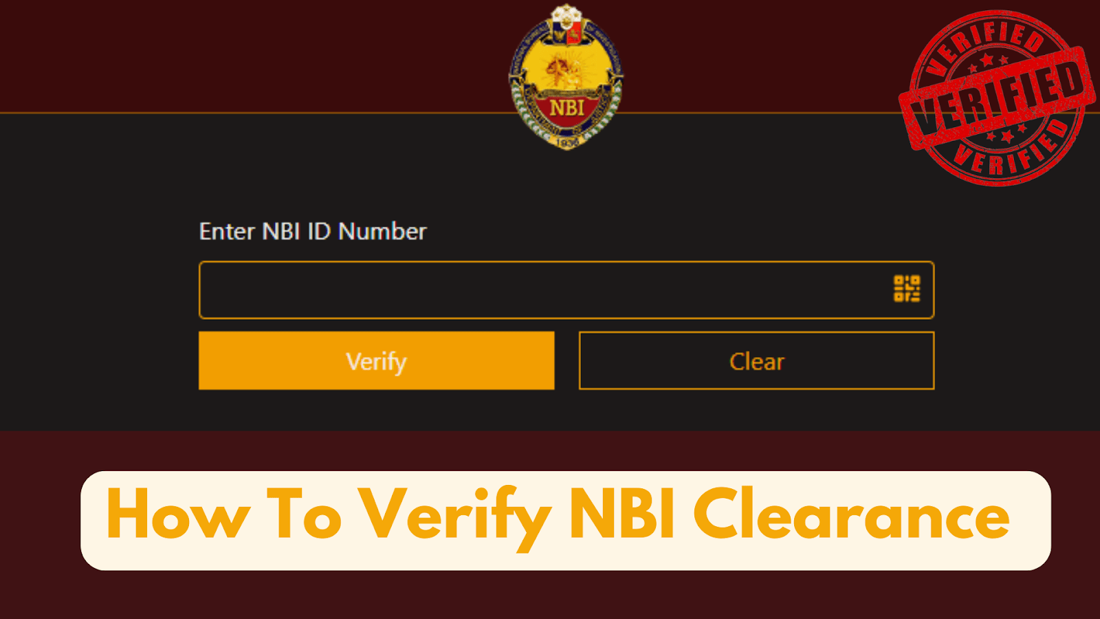 NBI Clearance Verification | How To Verify NBI Clearance Online?